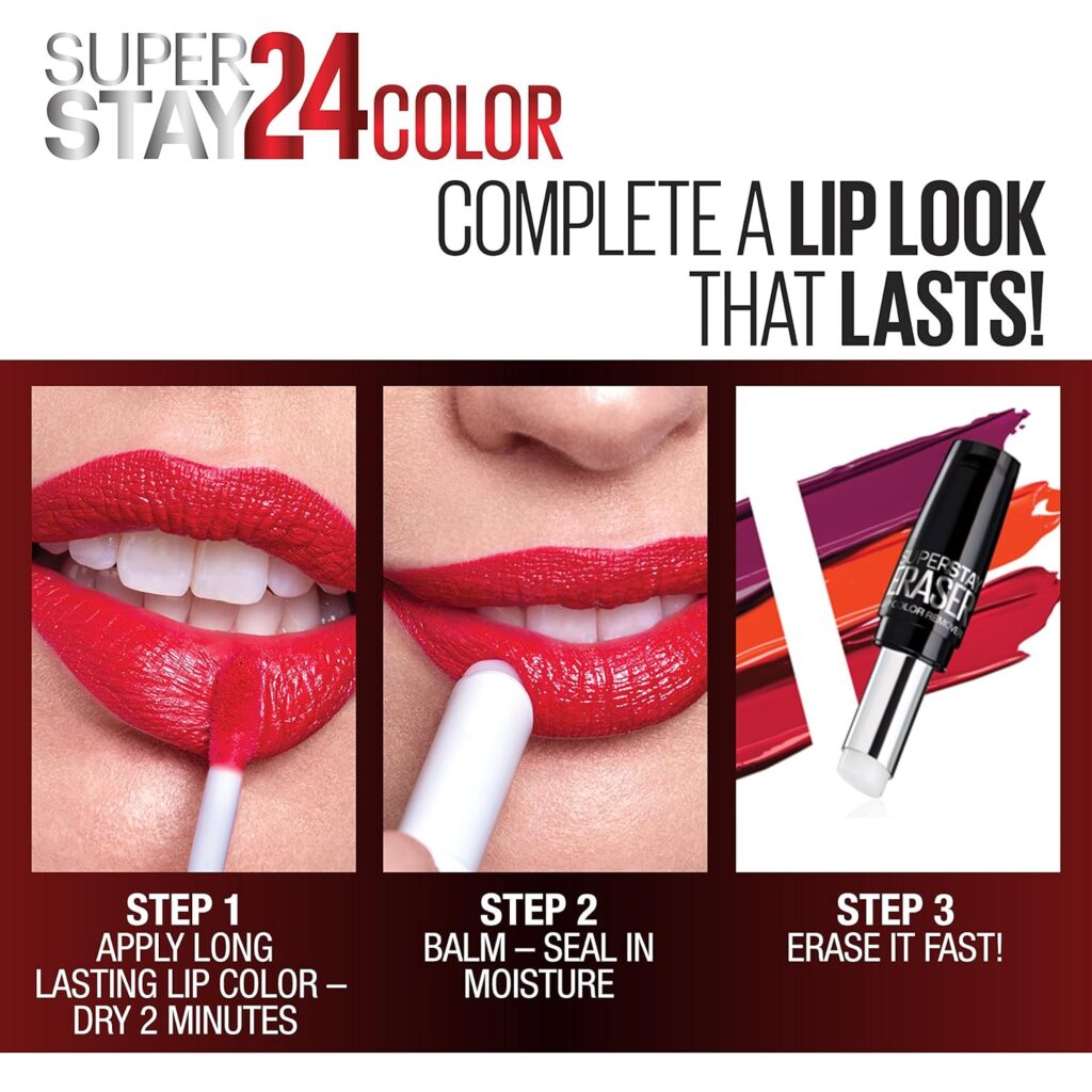 Maybelline SuperStay 24 2-Step Liquid Lipstick Makeup Reliable ...